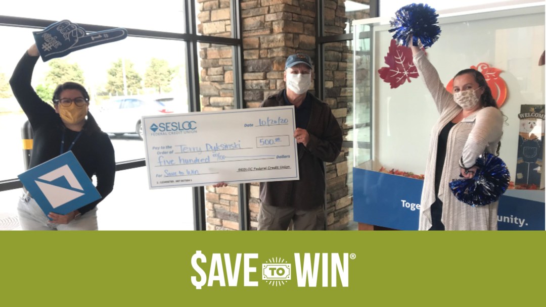 Celebrating 100 Save to Win Winners! - SESLOC Credit Union