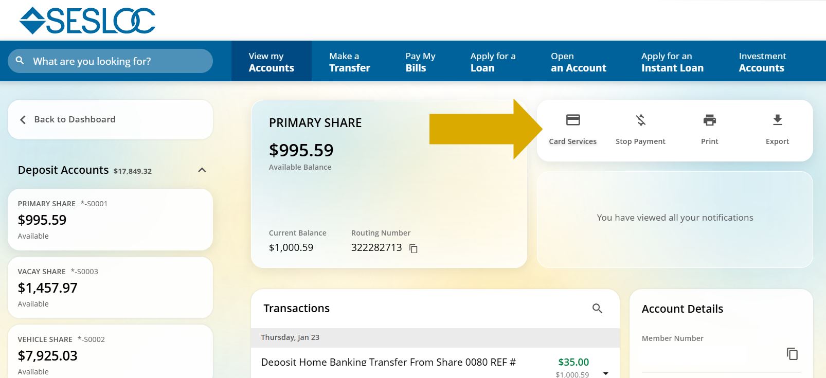 Manage Your Cards in Digital Banking - SESLOC Credit Union