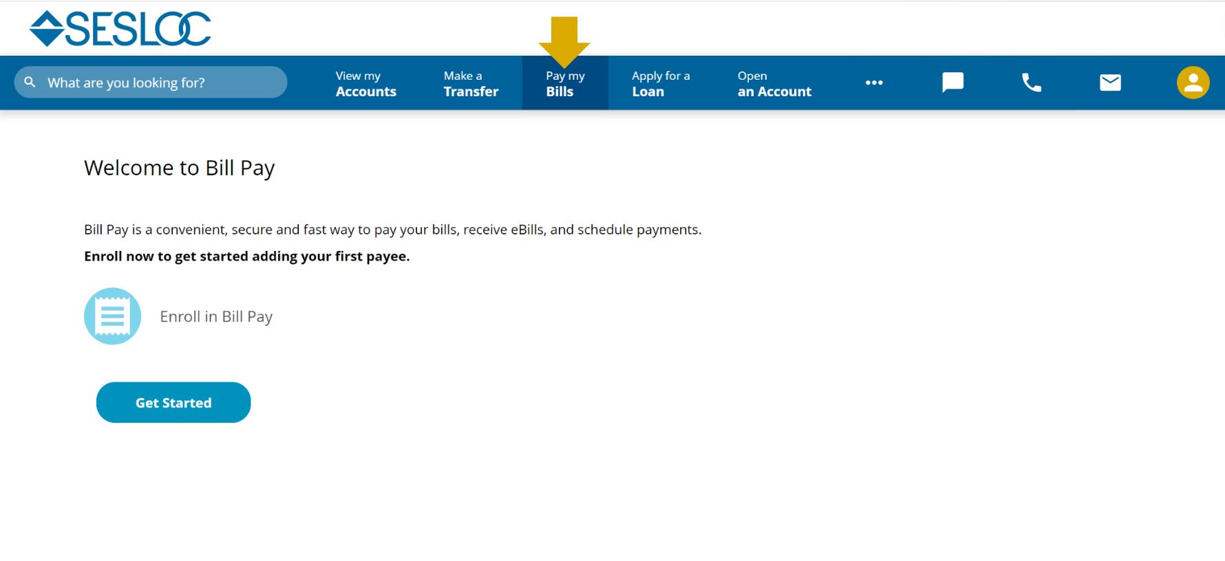 How to Use Online Bill Pay - SESLOC Credit Union